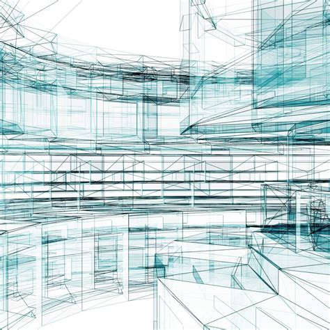 Abstract Architecture Background 3d Rendering Abstract Architecture