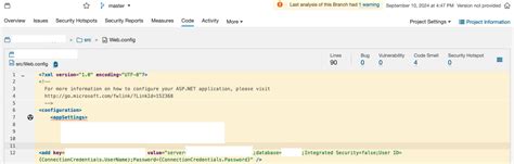 Doubt About Not Detected Hotspot In Nfig About Hardcoded Credentials Sonarqube Server