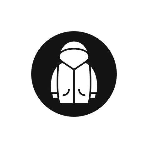 Premium Vector Hooded Jacket Vector Icon
