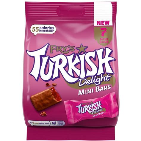 Frys Turkish Delight Mini Bars 7 Pack