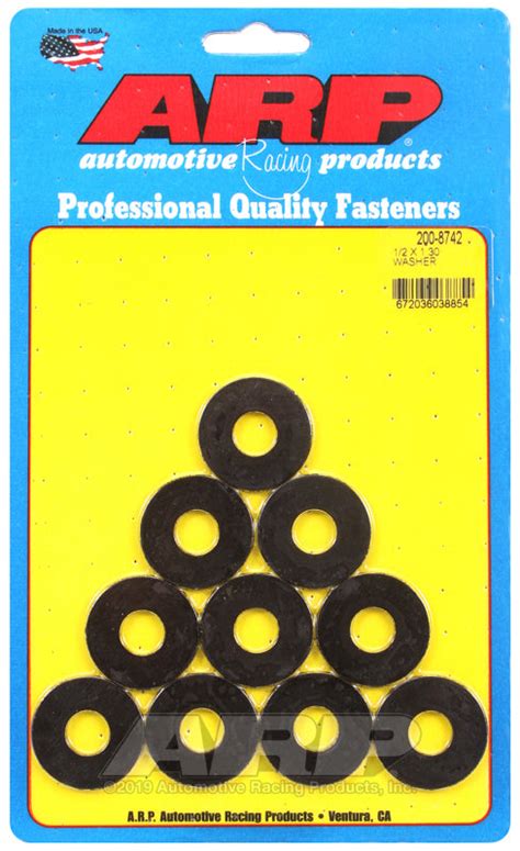 Arp 12 Id 130 Od Washers 10 Pack Headgames Motorworks