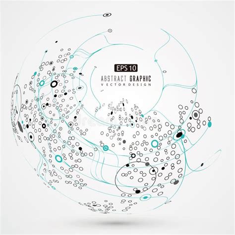 Abstract Sphere Graphics Futuristic Concept Lines Technological Sense