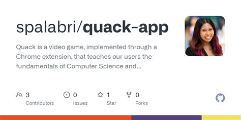 GitHub Spalabri Quack App Quack Is A Video Game Implemented Through A Chrome Extension That