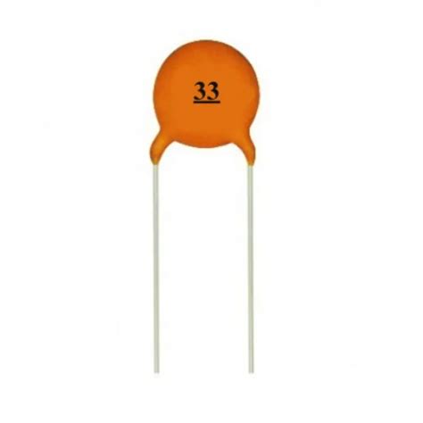 33pf 50v Ceramic Capacitor 5 Pieces Pack