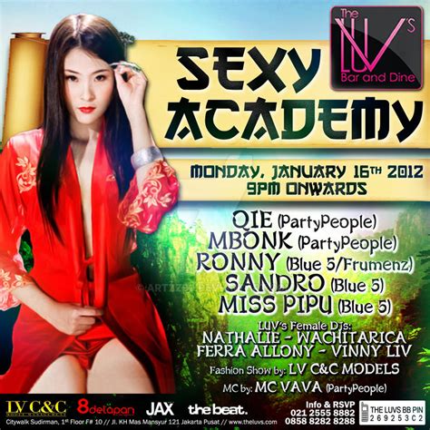 Portofolio Luvs Flyer Sexy Academy By Artzz90 On Deviantart