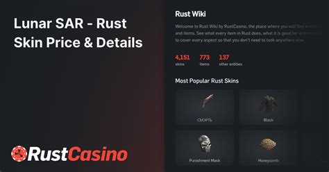 Lunar Sar Rust Skin Price And Details