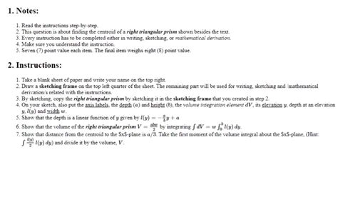 solved this question is about finding the centroid of a