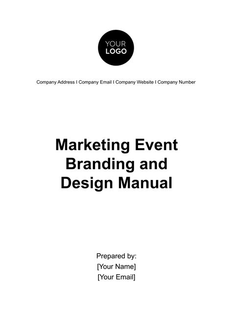 Free Brand Manual Templates To Edit Online And Print
