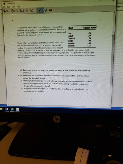 Solved Snipping Tool File Edit Tools Help Аавьсср Emphasis