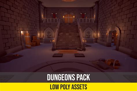Low Poly Dungeons 3d Dungeons Unity Asset Store