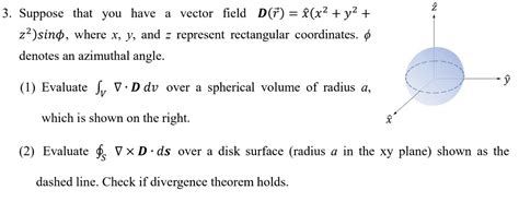 Solved 3 Suppose That You Have A Vector Field Chegg Com