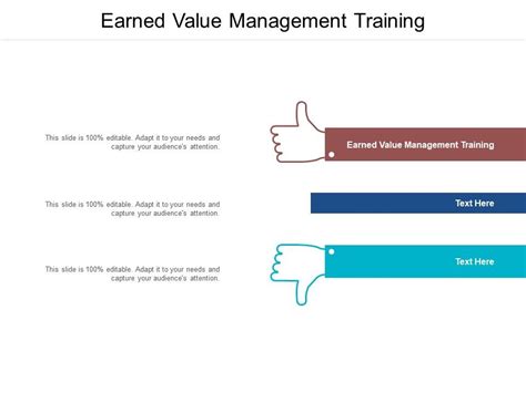 Earned Value Management Training Ppt Powerpoint Presentation Portfolio Designs Download Cpb