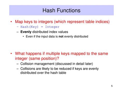 PPT Introduction To Hashing Hash Functions PowerPoint Presentation ID