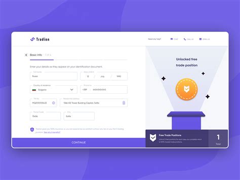 Tradion Users Kyc Process Ui Ux Design Behance