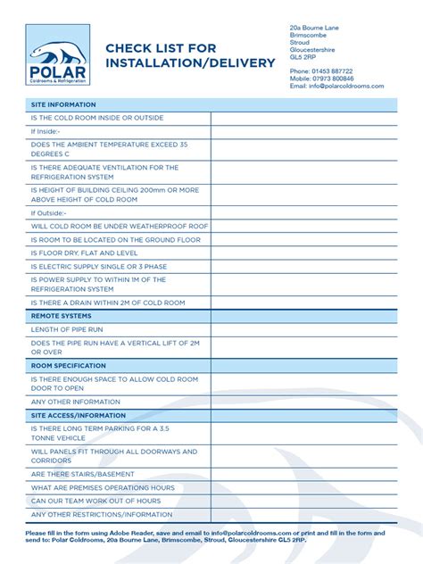 check list interactive form pdf