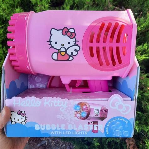 Toys New Hello Kitty Bubble Blaster With Led Lights Bubble Toy Poshmark