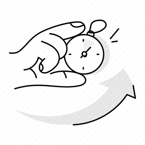 Work Time Work Deadline Deadline Stopwatch Timepiece Illustration
