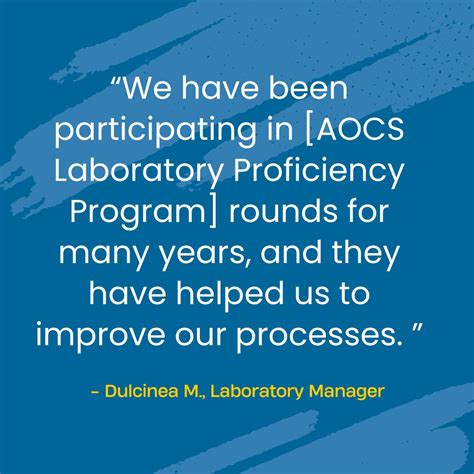 aocs on linkedin labaccuracy qualitycontrol labproficiency