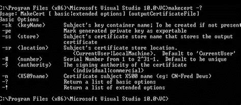 Windows Azure For Developers Task 11 Create X509 Certificate For