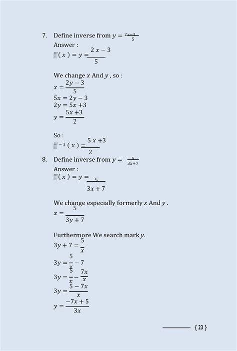 Calculus math how to calculate formulas basic formulas 𝑥 Define inverse from