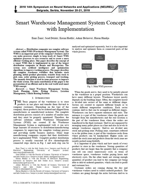 Smart Warehouse Management System Concept With Implementation Pdf