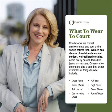 What To Wear To Court Law Office Of Cohen And Jaffe Llp