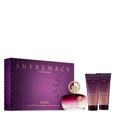 Set De 3 Piezas Supremacy Purple De Afnan Para Mujeres Eau Knasta Chile