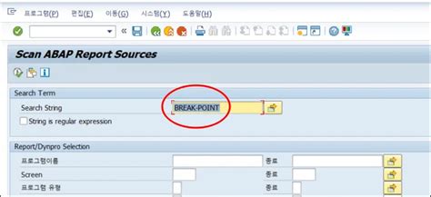 sap abap 소스 검색 방법 2가지 텍스트 스캔 sap space