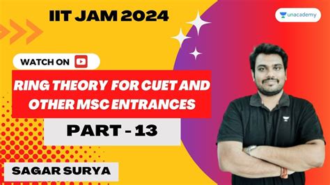 Ring Theory For Cuet And Other Msc Entrances Part 13 Cuet2023