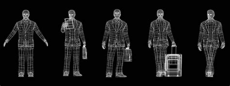 Premium Vector Set Of Businessman 3d Wire Frame Vector Illustration