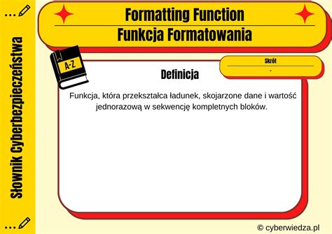Formatting Function Funkcja Formatowania Cyberwiedzapl