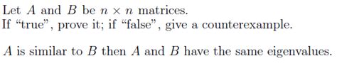 solved let a and b be nxn matrices if true prove it if