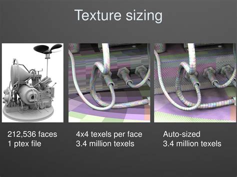 Ppt Ptex Per Face Texture Mapping For Production Rendering