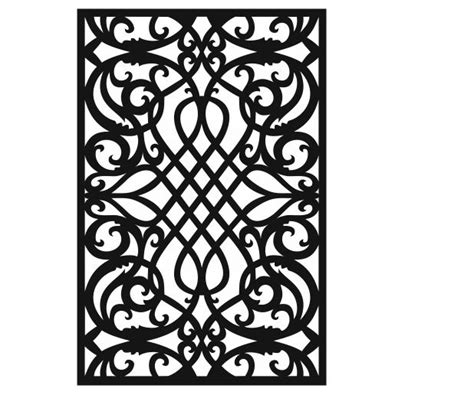 Cnc Plasma Curl Partition Svg Dxf Design Makerbhawan