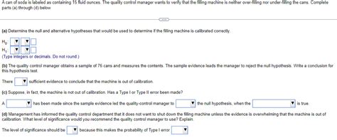Solved Parts A Through D Below A Determine The Null Chegg Com