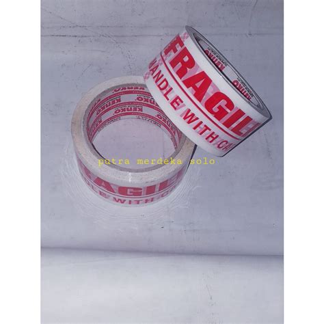 Jual Lakban Fragile Kenko Kenko Opp Tape Fragile Shopee Indonesia