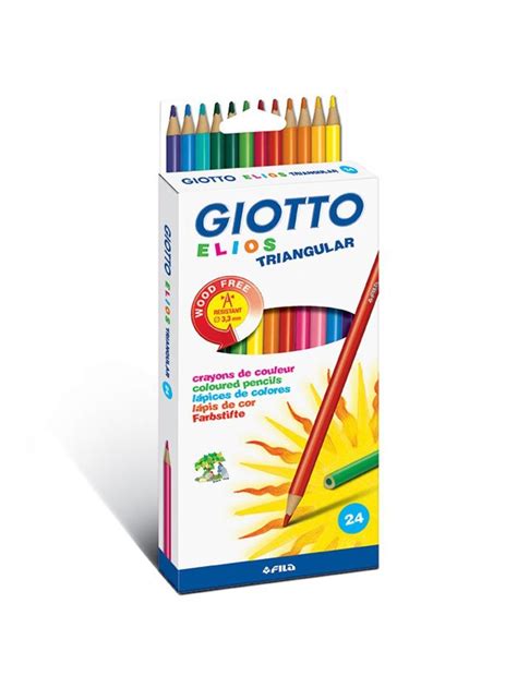 Giotto цветные карандаши «Elios Wood free», 24 шт. купить по выгодной ...