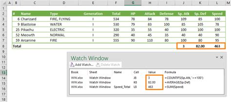 How To Monitor Formulas Using The Watch Window Excel Feature
