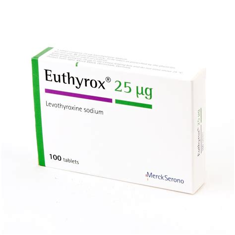 Euthyrox 25 Mcg 100 Tablets