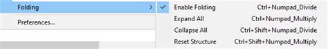 Code Folding Menu Options In Generic Text Editor · Issue 875 · Eclipse Platformeclipse