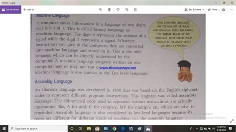 Class Th Lesson Computer Languages Part YouTube
