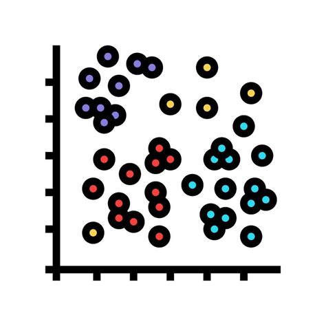 Data Clustering Database Color Icon Vector Illustration 32517464 Vector