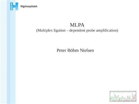 Pptx Mlpa Multiplex Ligation Dependent Probe Amplification