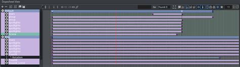 Dopesheet Editor Viz Artist And Engine