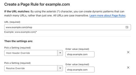 where to introducing origin rules