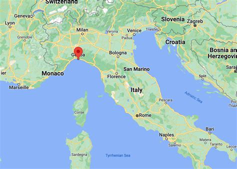 Genoa Italy Map Premium Vector Genoa Italy City Map In Golden Colors