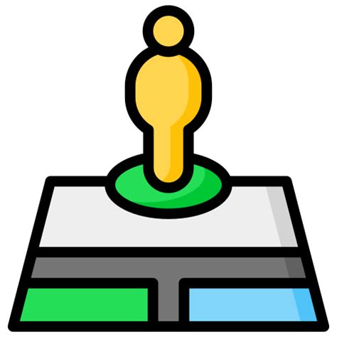 Position Generic Outline Color Icon