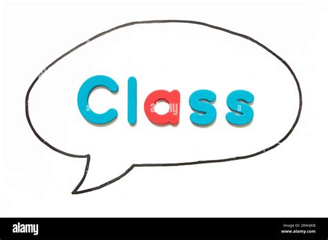 Alphabet Letter With Word Class In Black Line Hand Drawing As Bubble