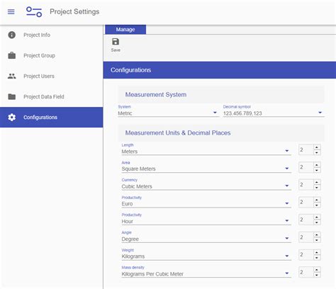 Project Configuration Bimworkplace Project Configuration Bimworkplace