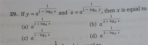 Solved If Y A Loga X And A Loga Y Chegg Com